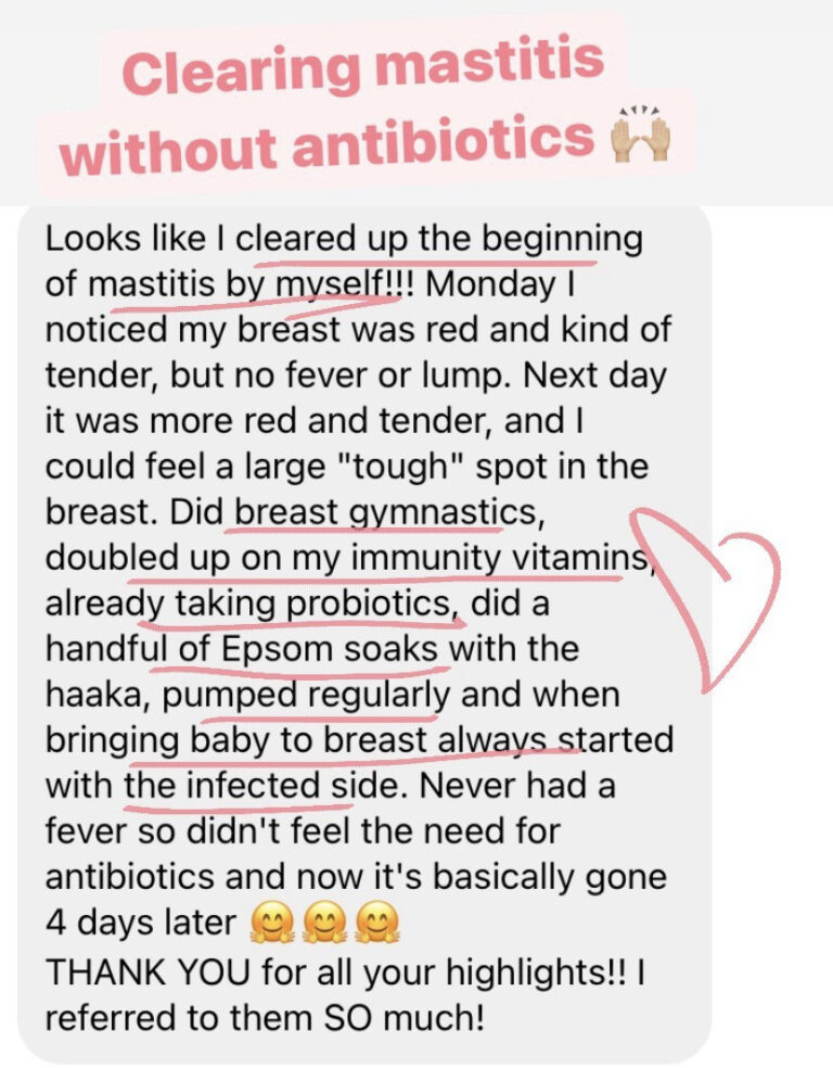 How I healed mastitis without antibiotics - Aloha Nutrition